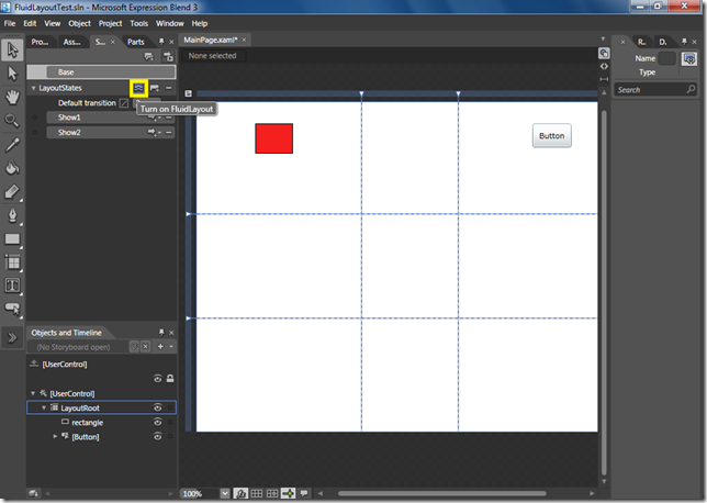 Windows developer future: Expression Blend 3: Support for the Silverlight Visual State Manager